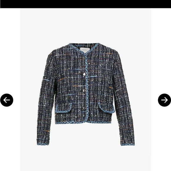 Sandro | Jackets & Coats | Sandro Tweed Jacket | Poshmark
